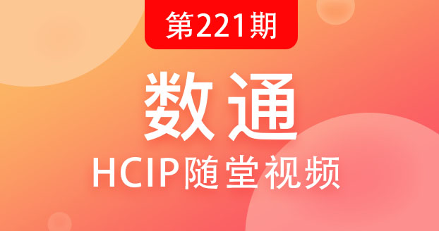 第221期华为数通HCIP